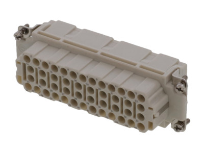 Heavy-Duty Crimp Contact Insert, Female, 46-Pole, 16A, Numbered 1-46, for  Crimp Contacts, Size 24B «104x27» for sale