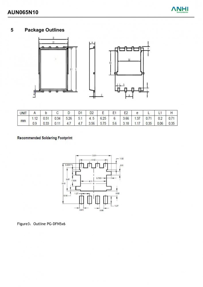 AUN065N10 datasheet page 8