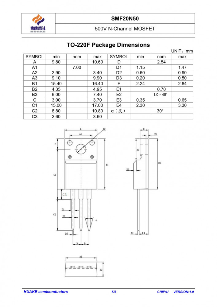 SMF20N50 datasheet page 5