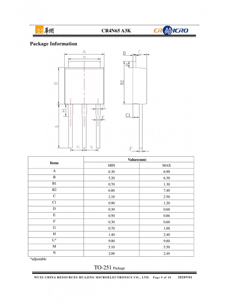 CR4N65A3K datasheet page 9