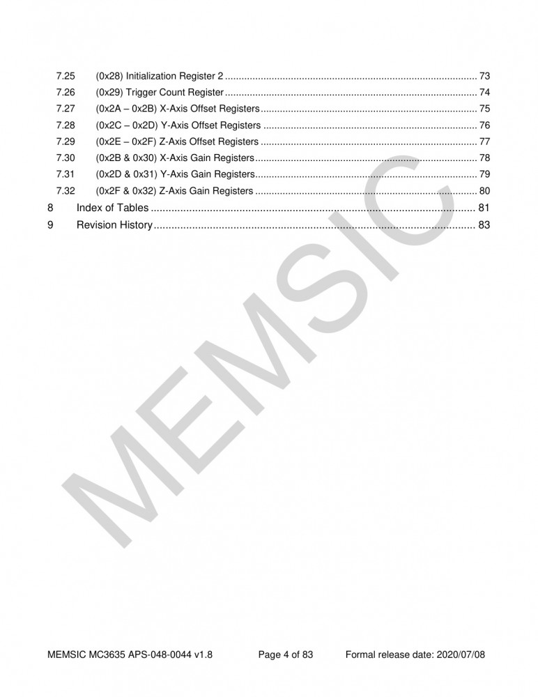 MC3635 datasheet page 4