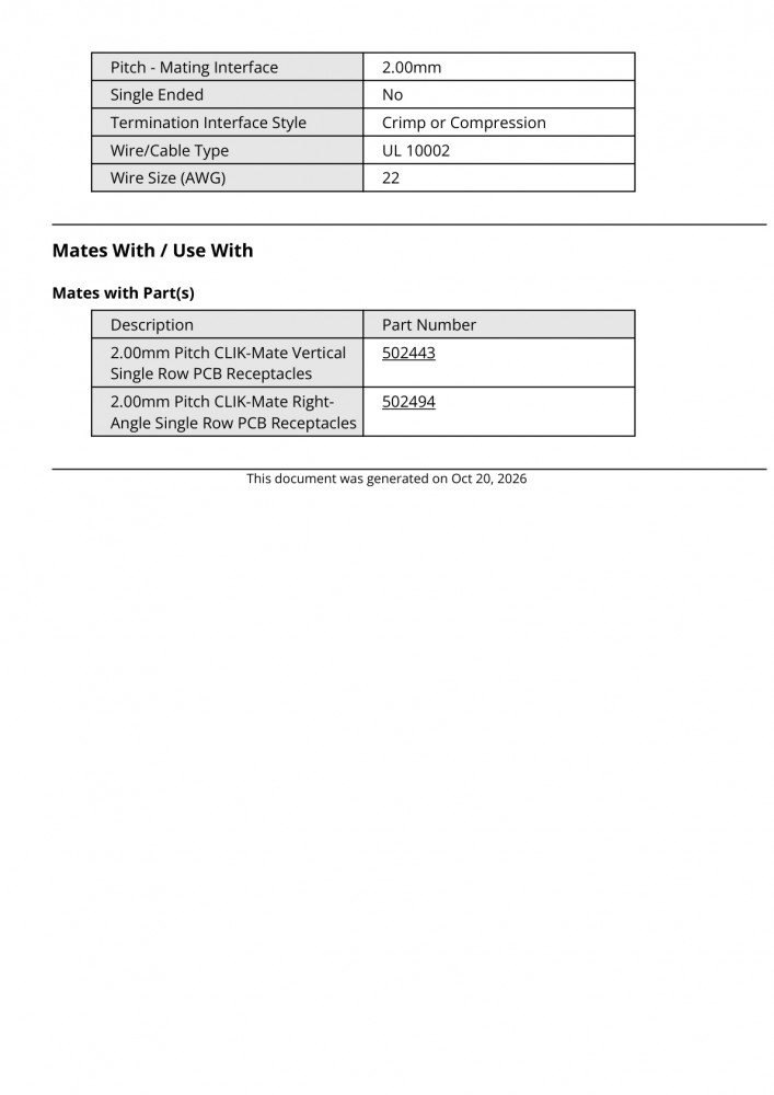 MOLEX 2219581104 technical document image 3