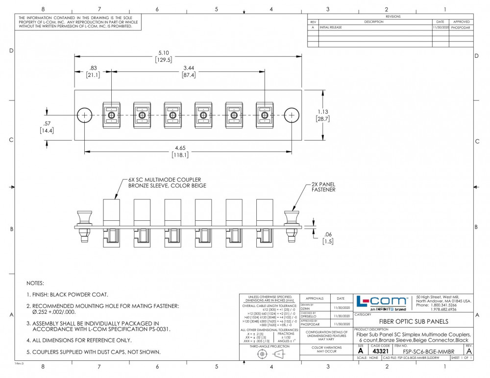 FSP-SC6-BGE-MMBR technical document preview