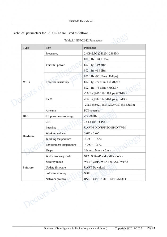 ESPC2-12E-N4 technical document page 5