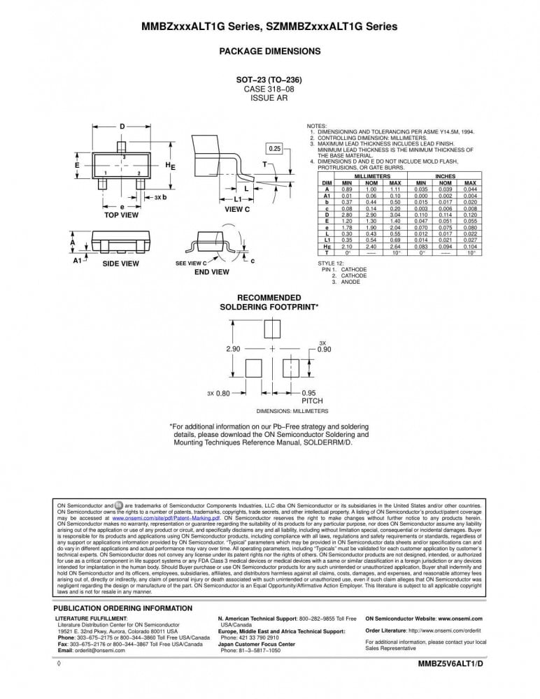 MMBZ33VALT1G datasheet page 7