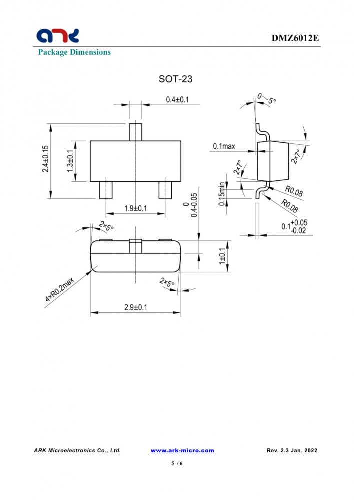 DMZ6012E datasheet page 5