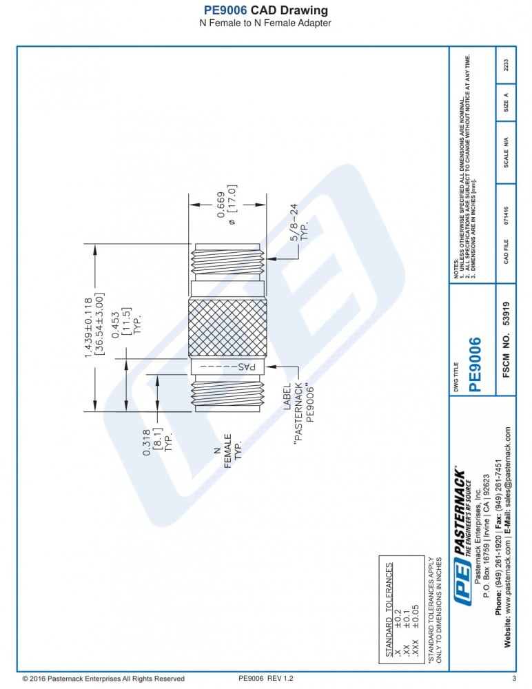 PE9006 technical document page 3