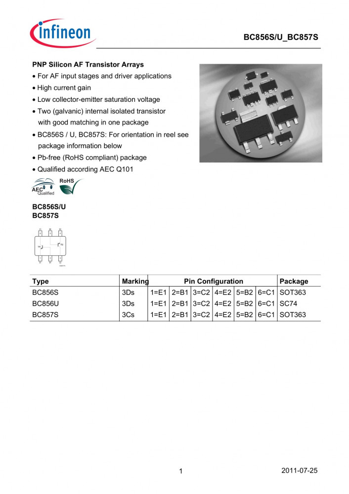 BC856SH6327XTSA1 document page 1