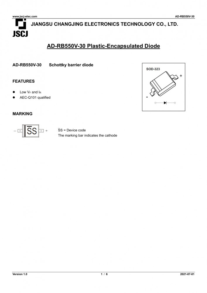 AD-RB550V-30 datasheet page 1