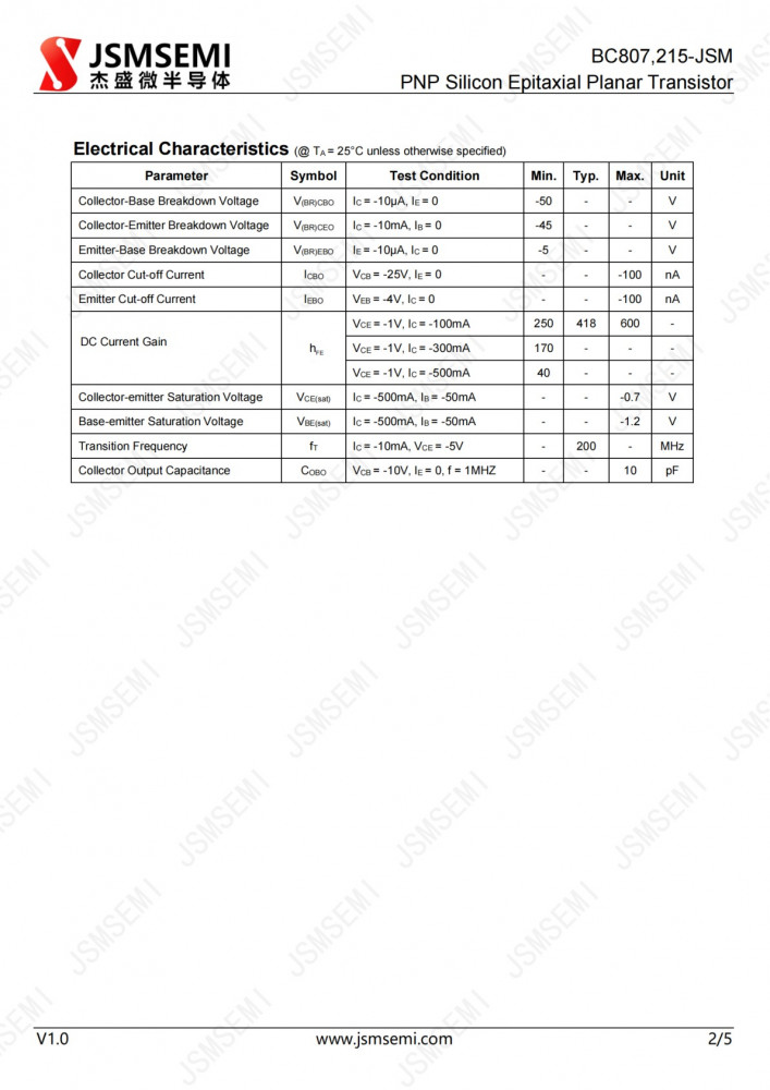 BC807,215-JSM datasheet page 2