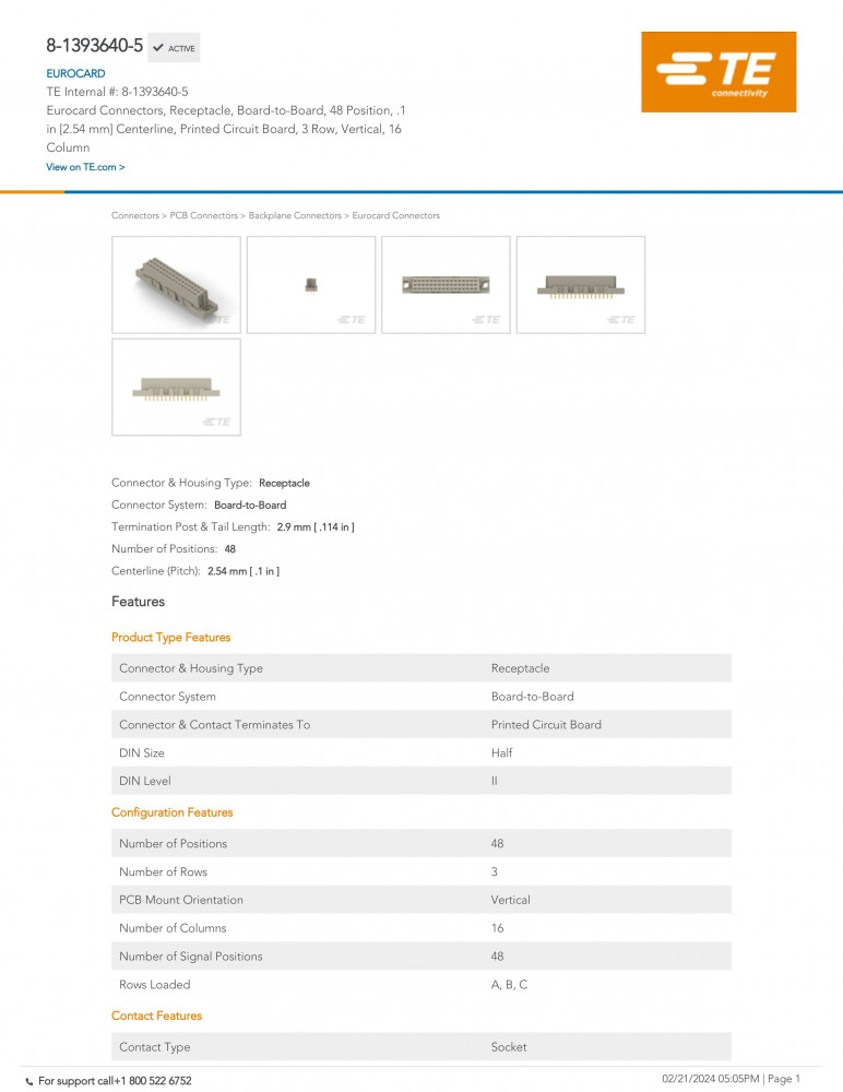 8-1393640-5 technical document page 1