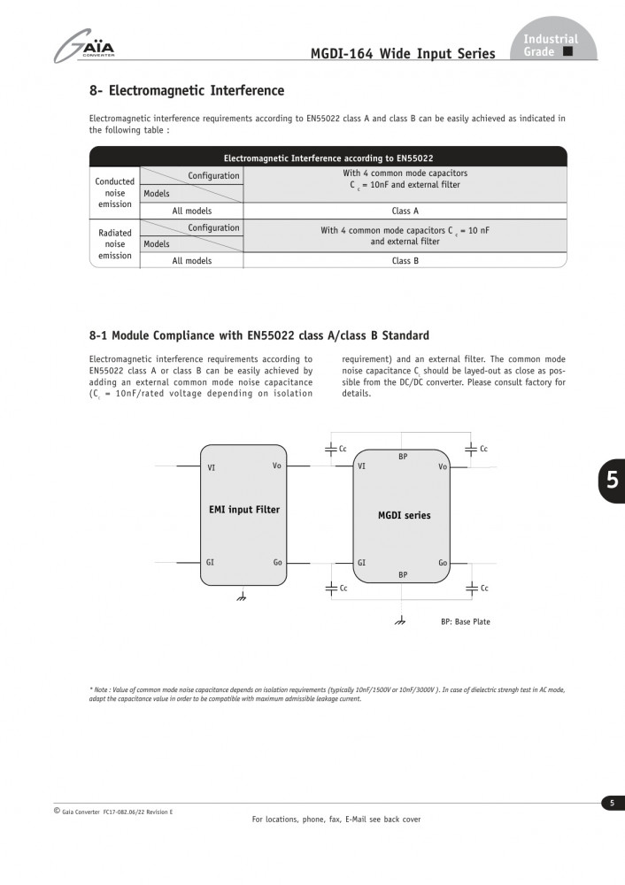 MGDI-164 datasheet page 5