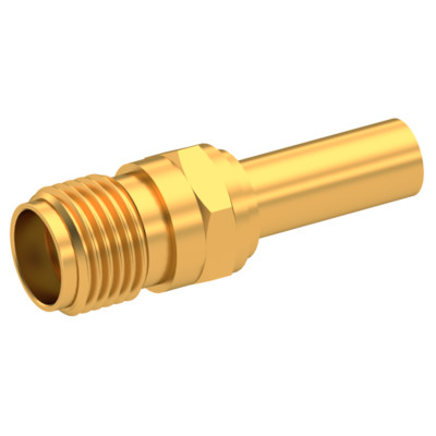 SMA / STRAIGHT PLUG MALE CRIMP TYPE FOR 2.6/50 S CABLE PASSIVATED CAPTIVE CONTACT