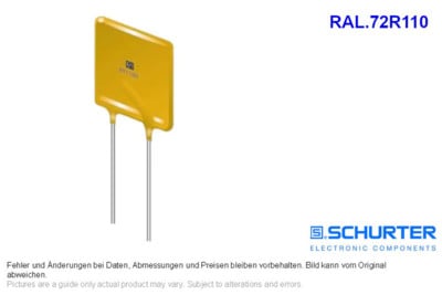 SCHURTER PFRY.250 PTC Resettable Fuse