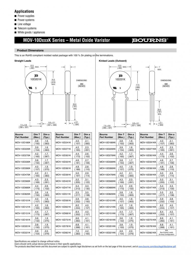 MOV-10D series document page 2