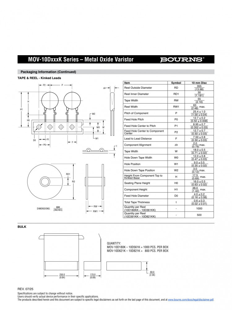 MOV-10D series document page 7