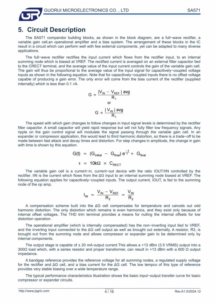 SA571 technical document page 4