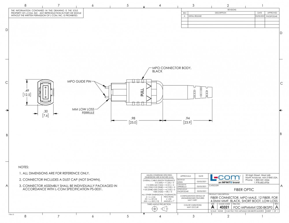 FOC-MPMMM1230-BKSP0 technical document preview