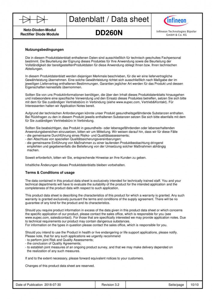 DD260N16K datasheet page 10