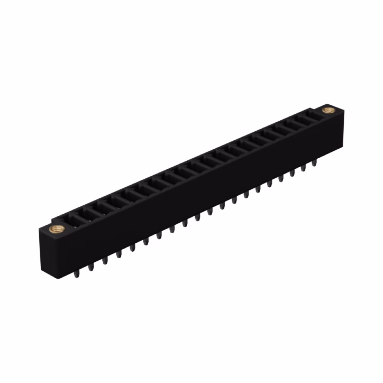 3.81mm Pitch Eurostyle Vertical PCB Header, with Threaded Retention Inserts, 20 Circuits for sale