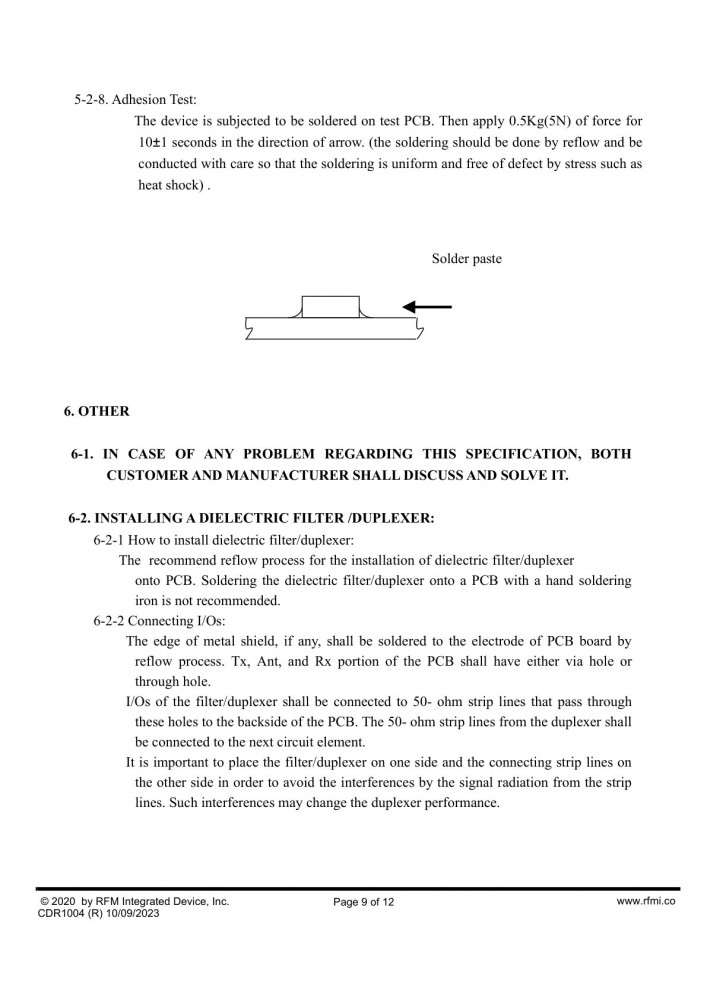 CDR1004 technical document page 9