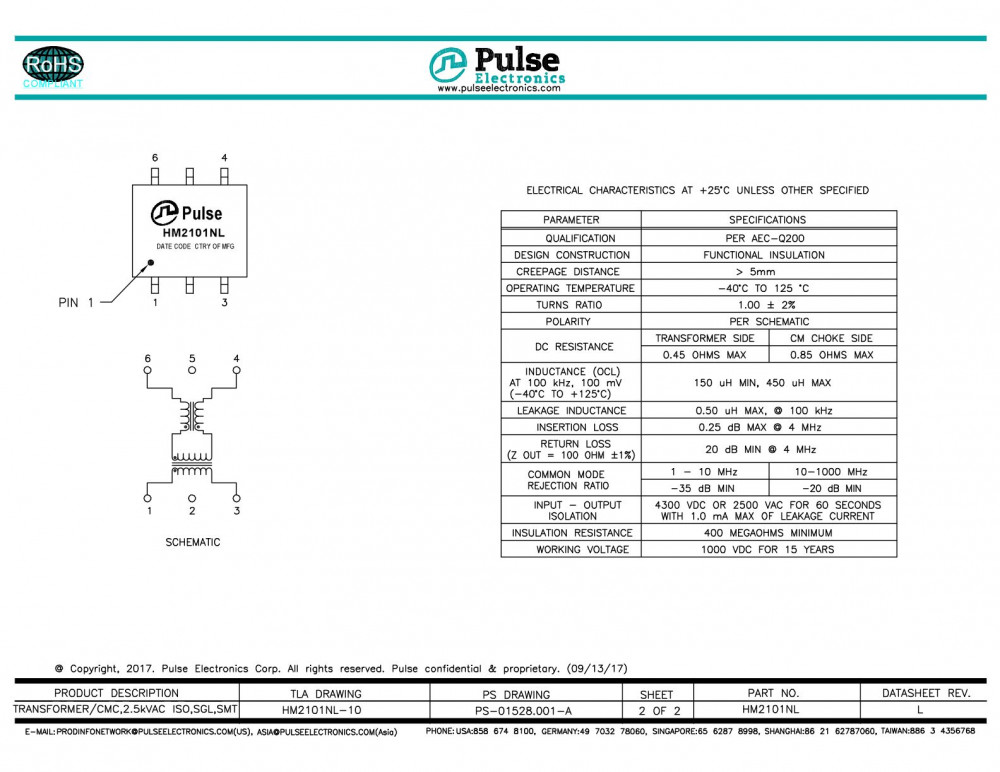HM2101NLT datasheet page 2