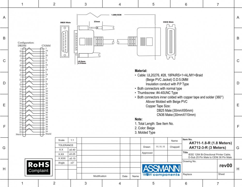 AK712-3 technical drawing