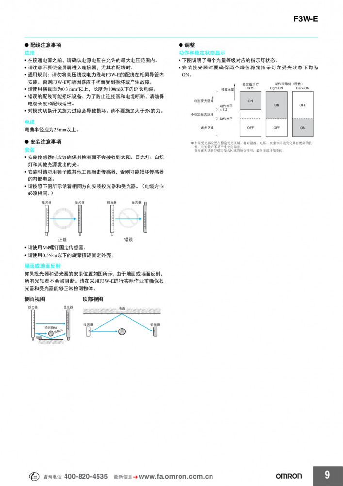 F3W-E documentation page 9