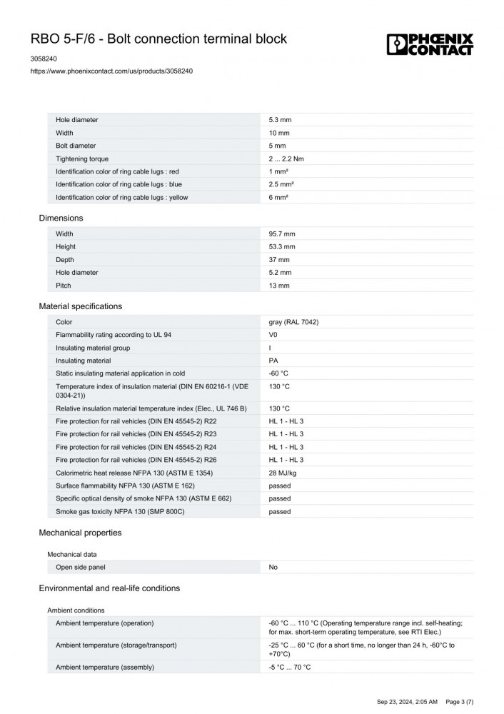 Phoenix Contact 3058240 product document page 3