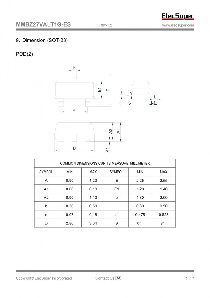 MMBZ27VALT1G-ES datasheet page 5
