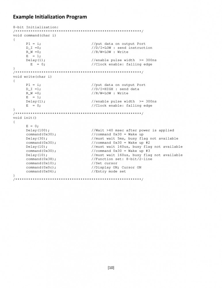 NHD-0216BZ-FL-YBW datasheet page 10