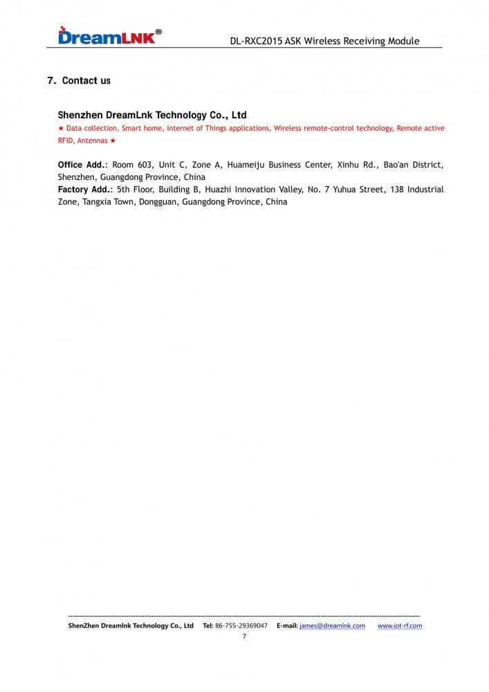 DL-RXC2015-315M datasheet page 7