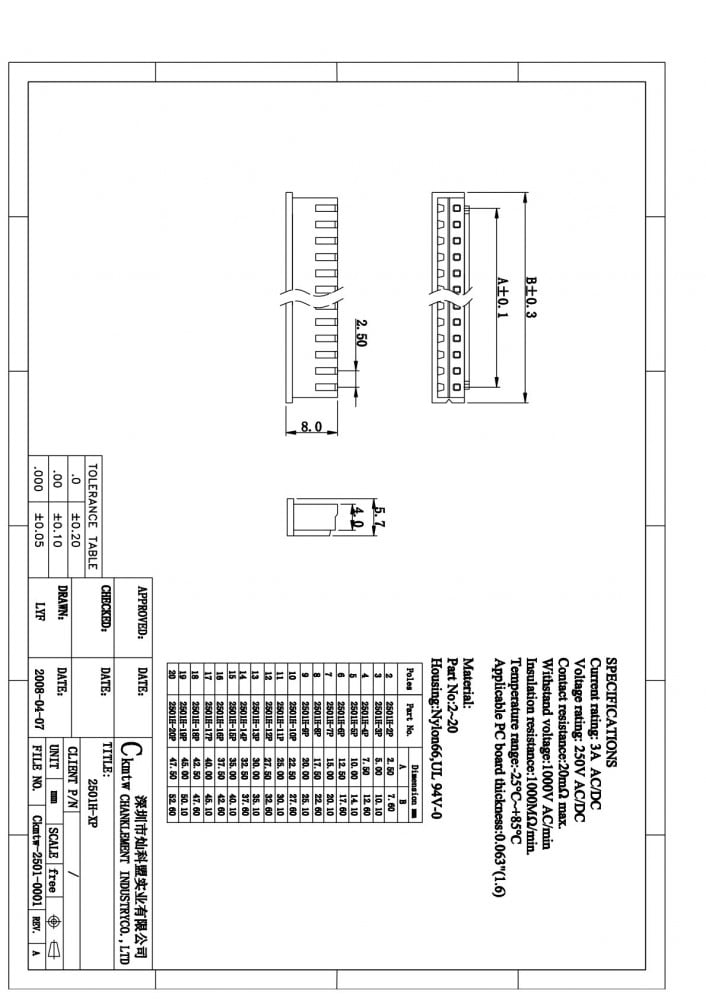 Ckmtw 2-2501H04P-0000 technical drawing