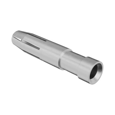 Heavy-Duty Turned Crimp Contact for 16A Inserts and Modules, Female, Silver (Ag) Plated Copper Alloy, 4.00mm² (12 AWG), 100 per Bag for sale
