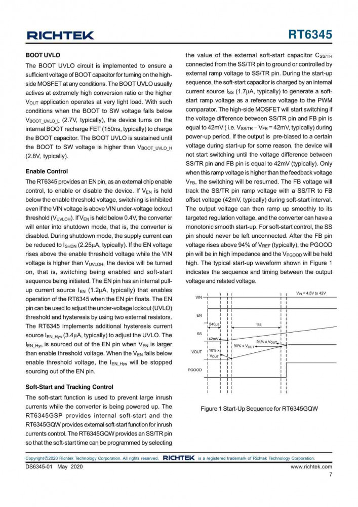 RT6345 datasheet page 7