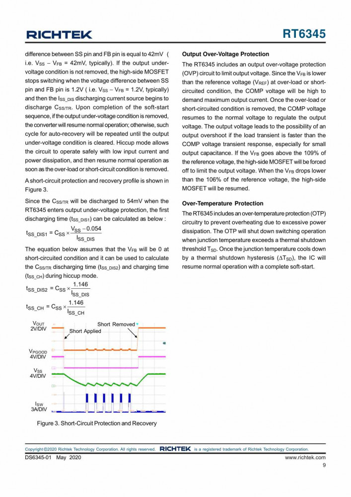 RT6345 datasheet page 9