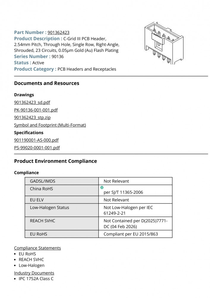 Product document preview, page 1