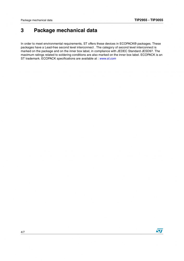 TIP3055 datasheet page 4