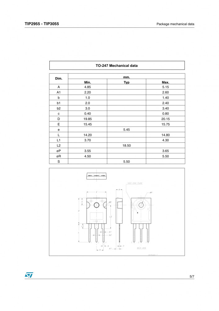 TIP3055 datasheet page 5