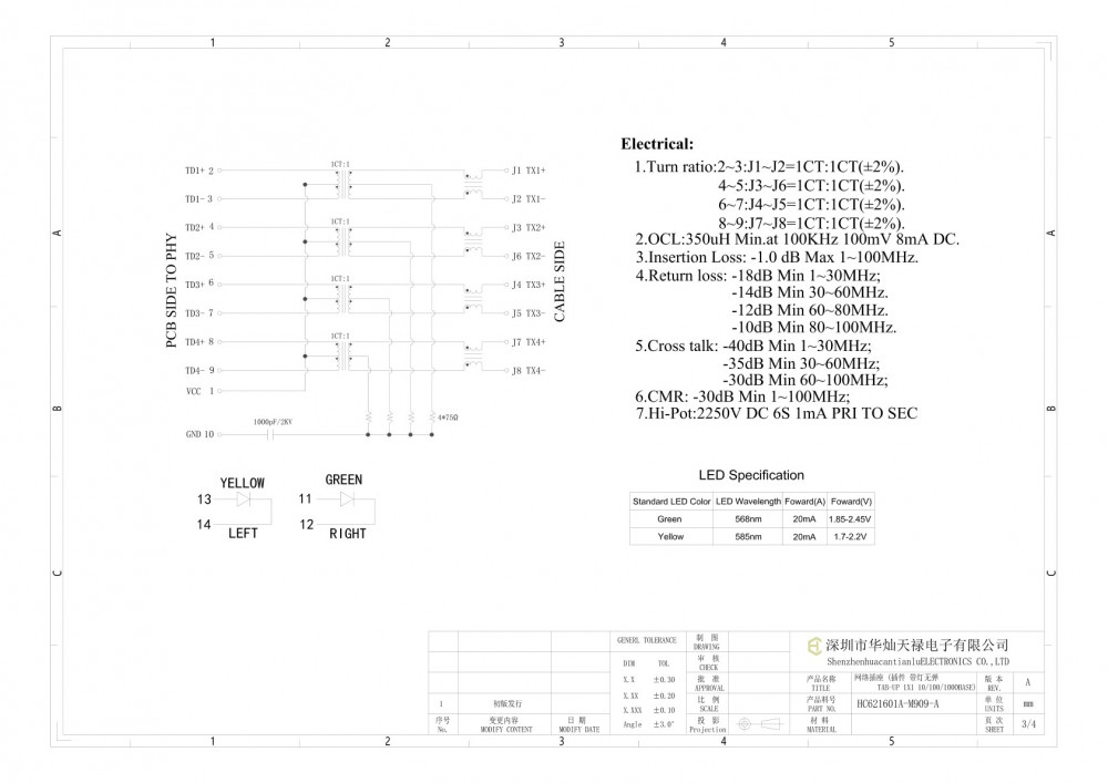 HC621601A-M909-A drawing page 3