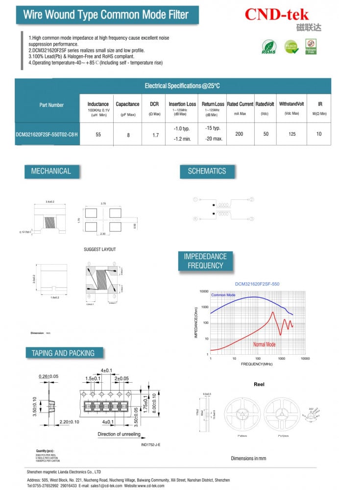 DCM321620F2SF-550T02 C8 H technical document page