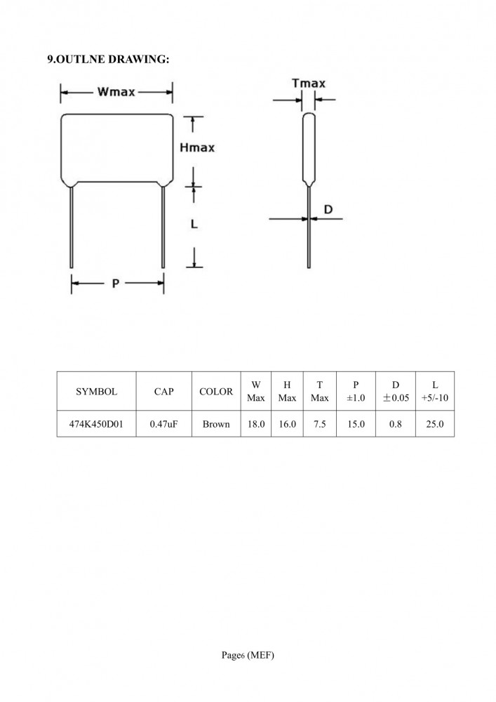 MEF474K450D01 specification page 7