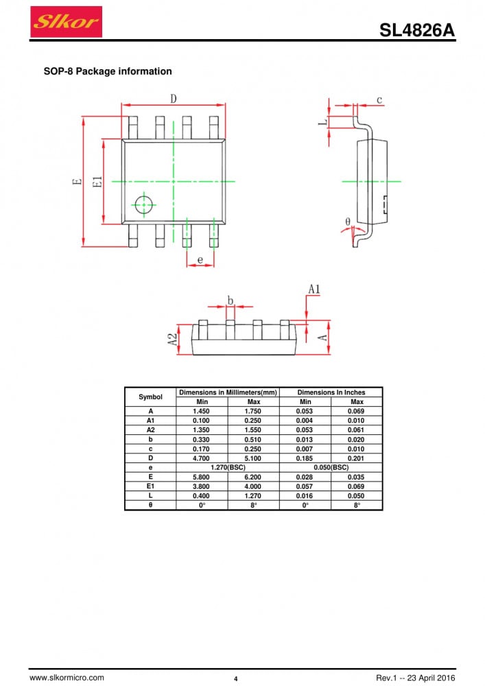 SL4826A datasheet page 4