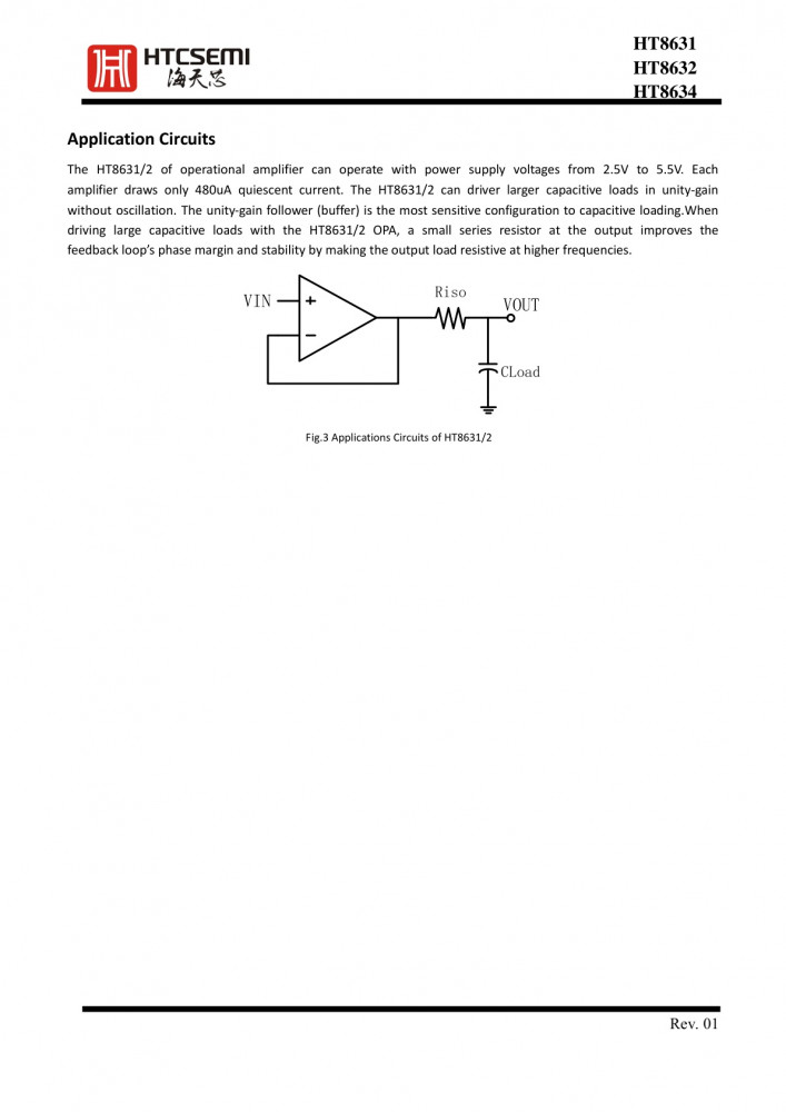 HT8631ARTZ datasheet page 6