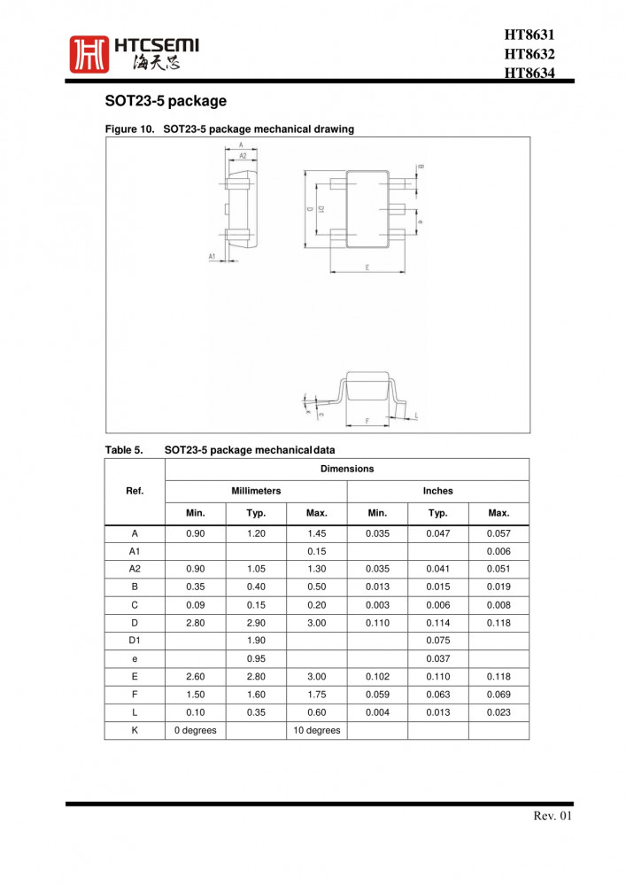 HT8631ARTZ datasheet page 7