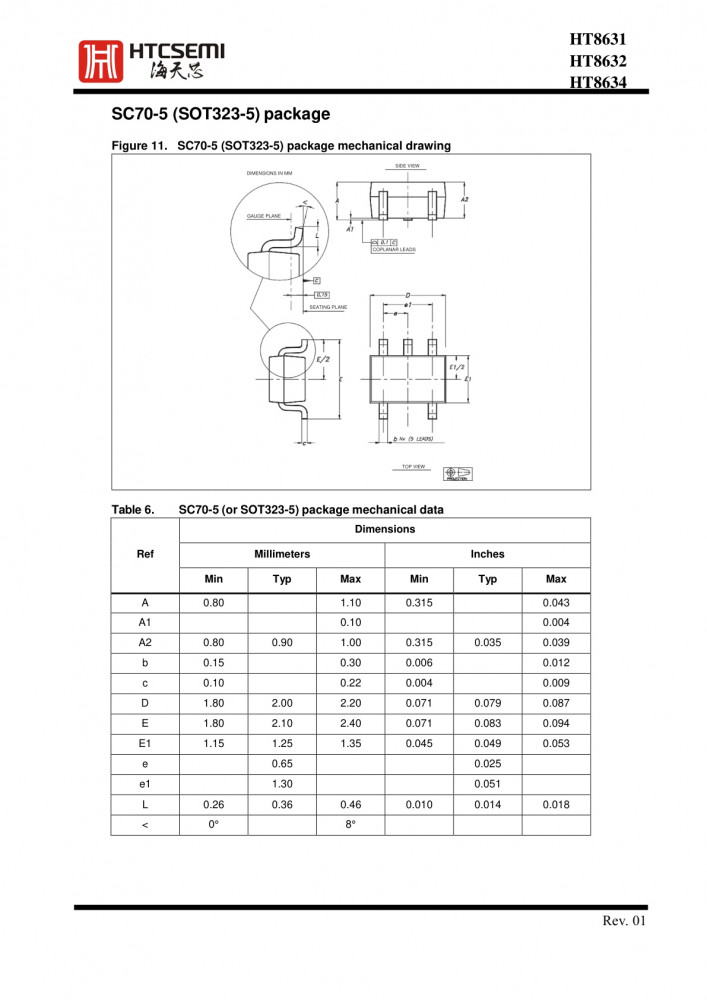 HT8631ARTZ datasheet page 8