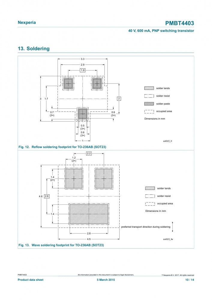PMBT4403,215 technical document page 10