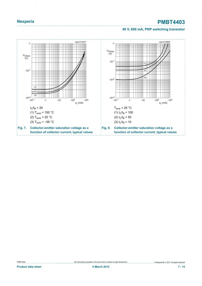 PMBT4403,215 technical document page 7