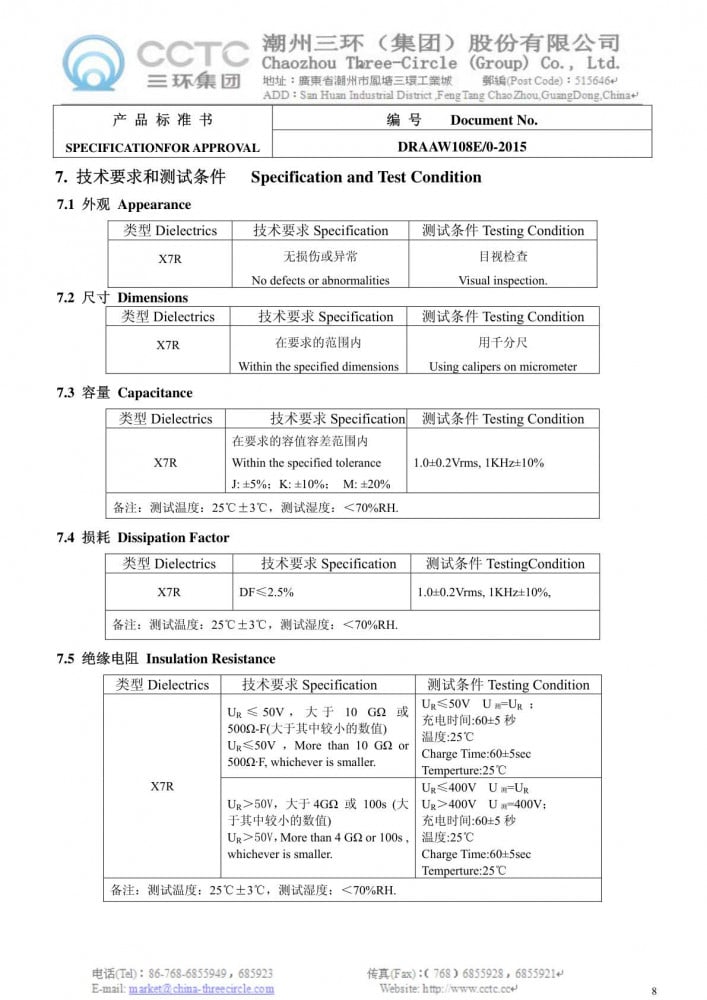 CCTC S-series approval sheet page 9