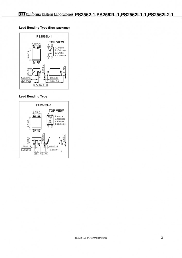 PS2562-1 datasheet page 3